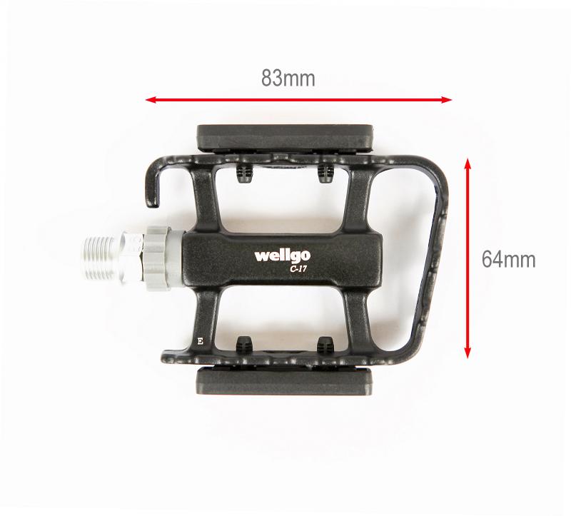 ★飛輪單車★ wellgo LU-C17輕量化踏板-鉻鉬鋼軸心堅固好品質C-17 (2色選擇) [04003505/6] | 露天市集 | 全台最大的網路購物市集