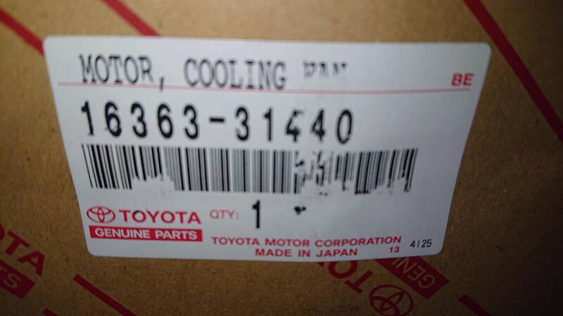 TOYOTA 16363-31440 LEXUS IS300H 風扇馬達 水箱 冷氣 | 露天市集 | 全台最大的網路購物市集