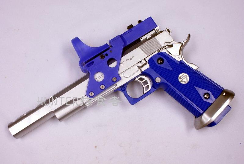 【HUNTER】全新SV INFINITY全金屬100%仿真30條深刻印電鍍霧銀IPSC瓦斯BB槍~H~缺貨 | 露天市集 | 全台最大的網路購物市集