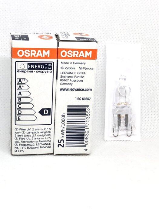 OSRAM 歐司朗 Holopin G9 66725 25W 220V 鹵素燈泡 烤箱用 | 露天市集 | 全台最大的網路購物市集