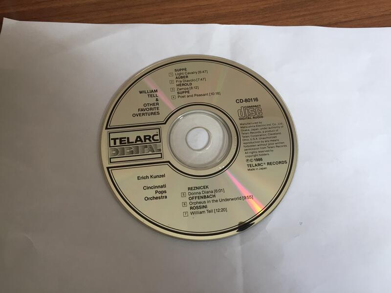 WILLIAM TELL OTHER FAVORITE OVERTURES TELARC CD專輯 二手 E29 | 露天市集 | 全台最大的網路購物市集