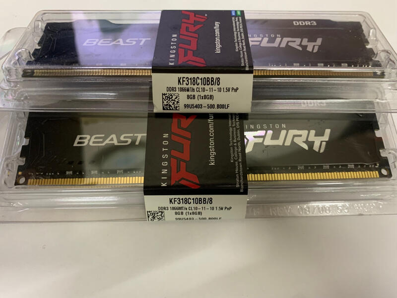 金士頓全新盒裝ddr3 1866 8g記憶體 露天市集 全台最大的網路購物市集 