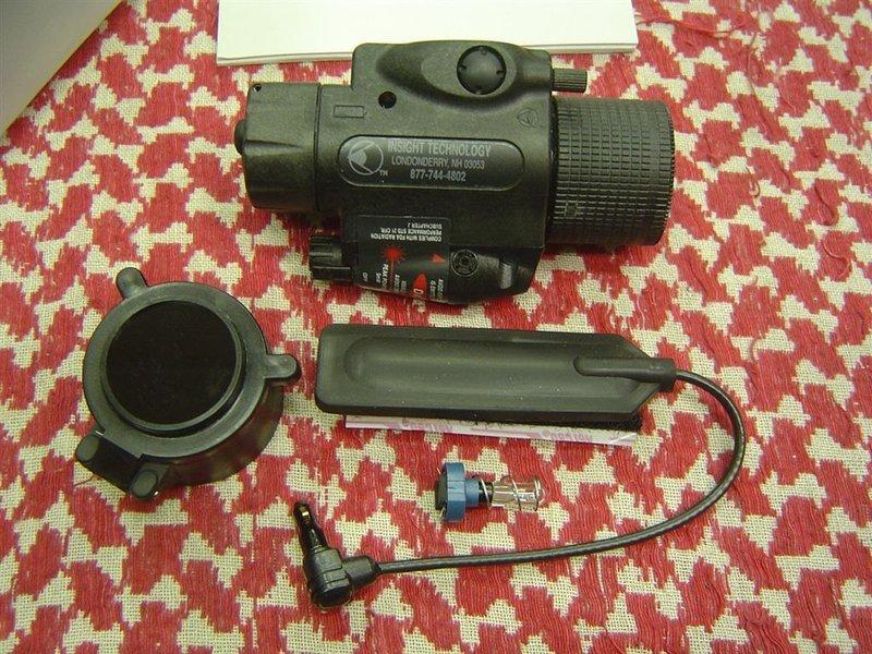 真品 軍規 INSIGHT TECHNOLOGY INC製ITI M6X A17 1913 軌道 戰術雷射槍燈(SUREFIRE ...