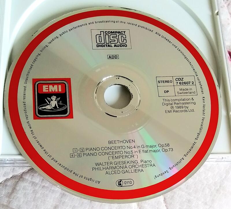 [ EMI ] SWITZERLAND 銀圈版--季雪金 Walter Gieseking : 貝多芬 # 4 & 5 | 露天市集 | 全台 ...