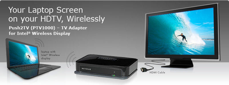 破盤限量NETGEAR PUSH2TV 720P高畫質輸出- TV Adapter for Intel Wireless Display ...