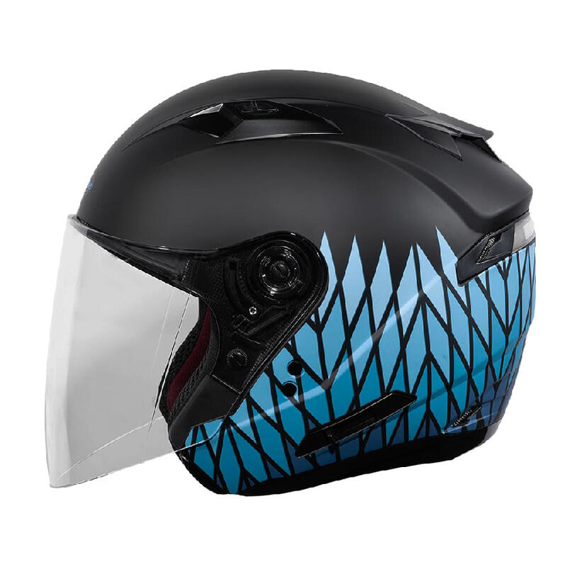 [安信騎士] SOL GMAX OF-77 彩繪 夜曲 消光黑藍 半罩安全帽 OF77 SO7 3/4罩 送好禮 | 露天市集 | 全台最大的網路購物市集