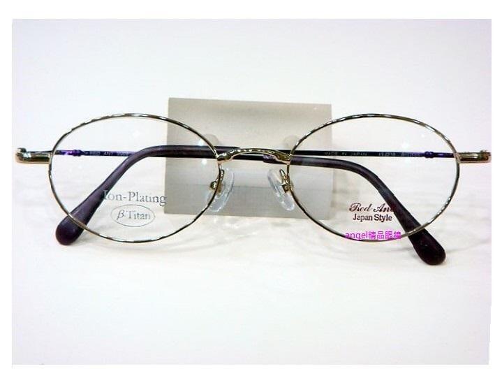【angel精品眼鏡】RED ANT 100%B- TITANIUM IP純鈦時尚鏡架9908*紫金*超加寬設計.耐腐蝕 | 露天市集 | 全 ...