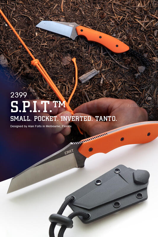 【電筒魔】 全新 公司貨 CRKT S.P.I.T.™ G10 小直刀 #2399 附收納套 | 露天市集 | 全台最大的網路購物市集