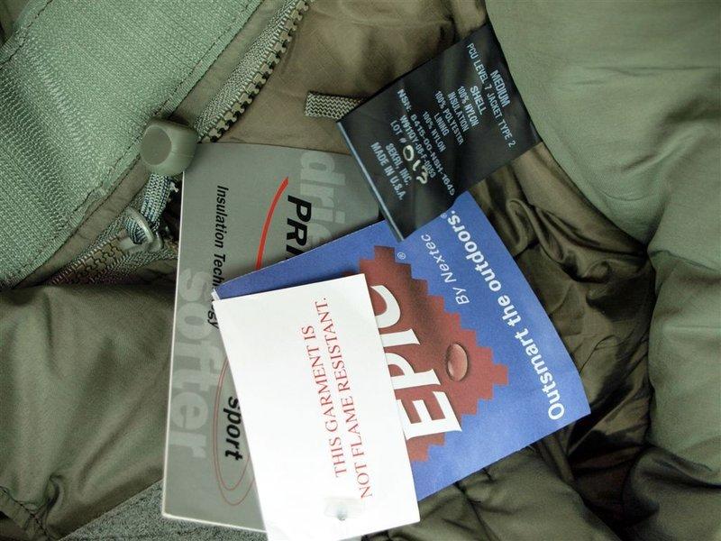 全新品 Halys High Loft PCU Level 7 Type 2 L7 極地防寒外套 SEALs採用品 M-R (Patagonia MARS arcteryx DEVGRU 軟殼 ...