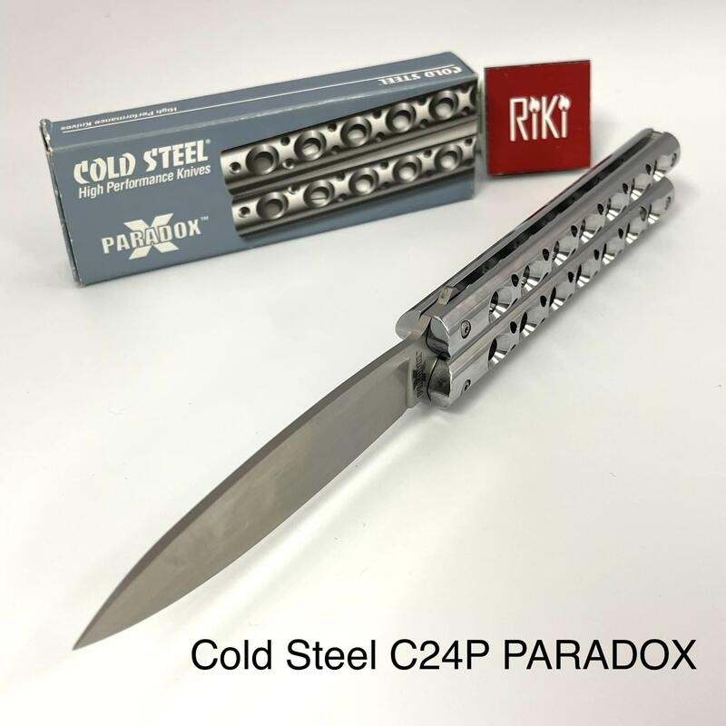 【瑞棋精品名刀】COLD STEEL 24P Paradox 蝴蝶握把 日本AUS-8鋼材 鋁合金握把 $4850 | 露天市集 | 全台最大 ...