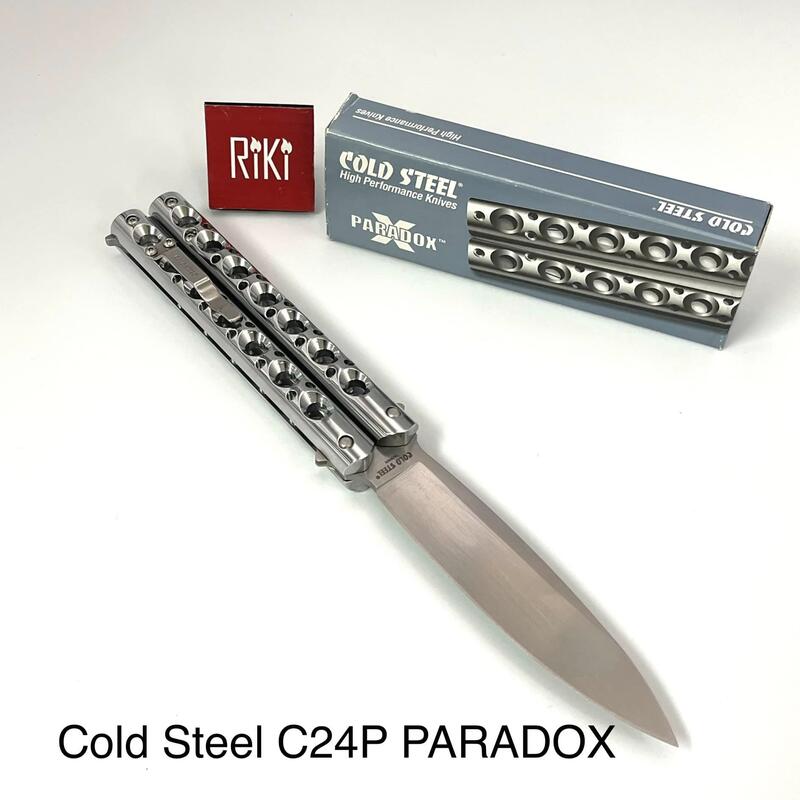 【瑞棋精品名刀】COLD STEEL 24P Paradox 蝴蝶握把 日本AUS-8鋼材 鋁合金握把 $4850 | 露天市集 | 全台最大 ...