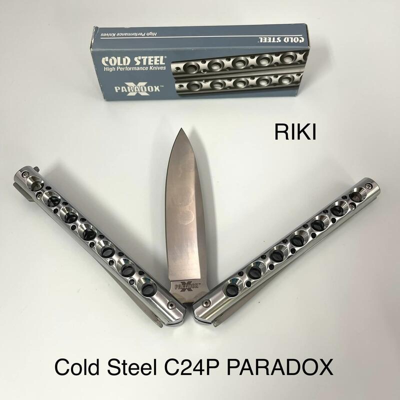 【瑞棋精品名刀】COLD STEEL 24P Paradox 蝴蝶握把 日本AUS-8鋼材 鋁合金握把 $4850 | 露天市集 | 全台最大 ...