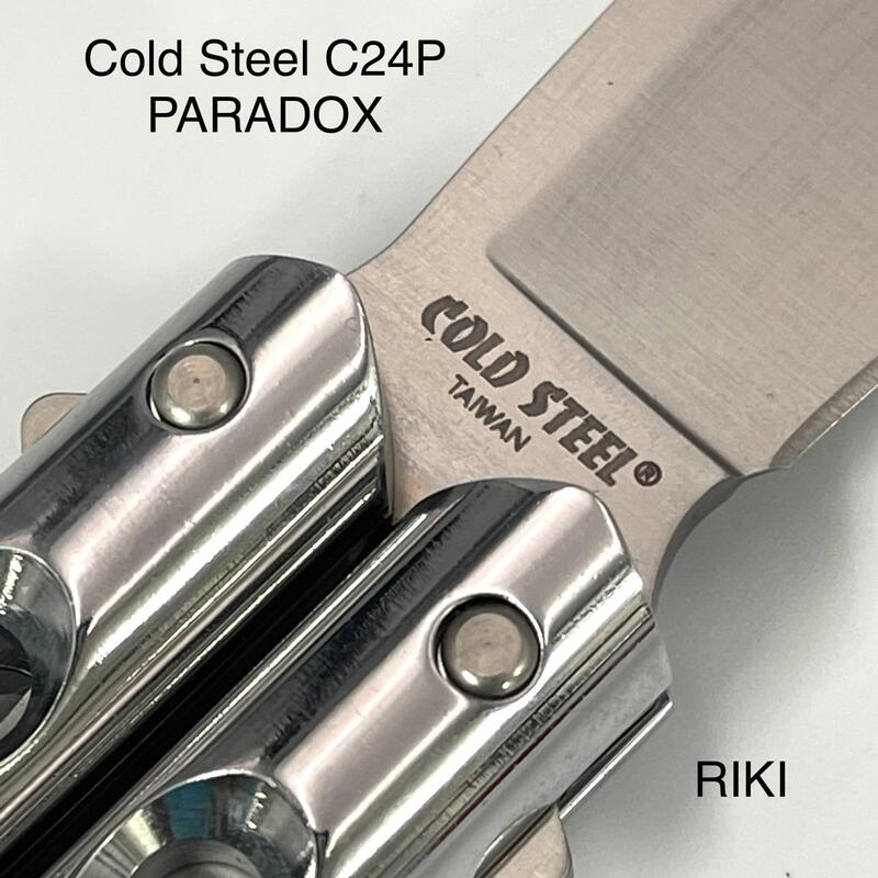 【瑞棋精品名刀】COLD STEEL 24P Paradox 蝴蝶握把 日本AUS-8鋼材 鋁合金握把 $4850 | 露天市集 | 全台最大 ...