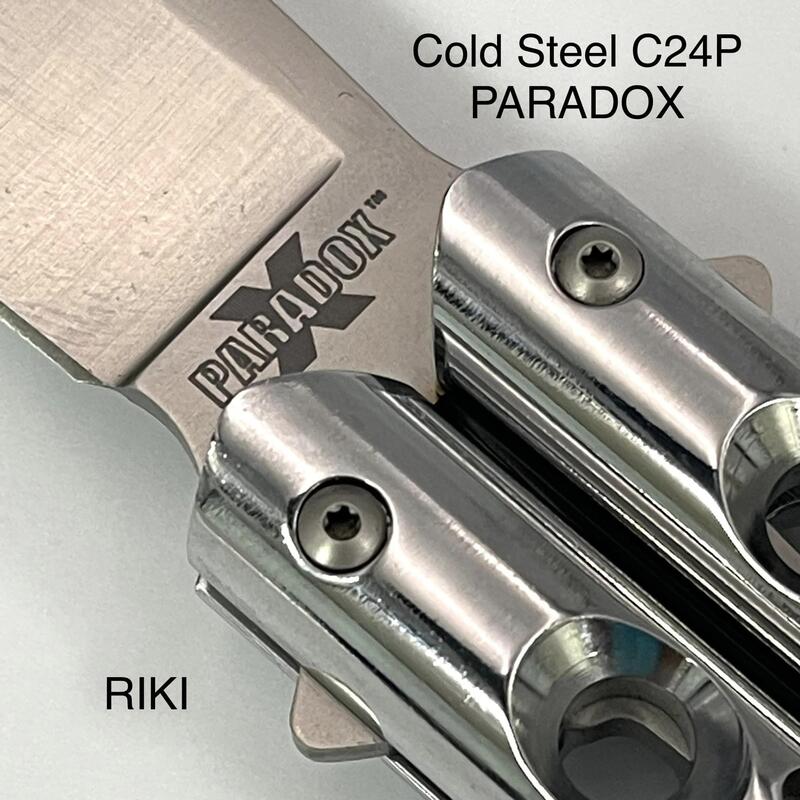 【瑞棋精品名刀】COLD STEEL 24P Paradox 蝴蝶握把 日本AUS-8鋼材 鋁合金握把 $4850 | 露天市集 | 全台最大 ...
