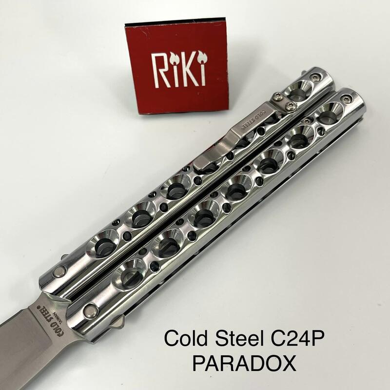 【瑞棋精品名刀】COLD STEEL 24P Paradox 蝴蝶握把 日本AUS-8鋼材 鋁合金握把 $4850 | 露天市集 | 全台最大 ...