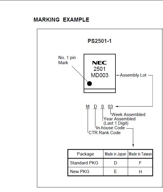 【全冠】NEC PS2501-1 DIP-4P Optocoupler 光耦合器(有兩種規格)『356個/拍』 | 露天市集 | 全台最大的網路購物市集