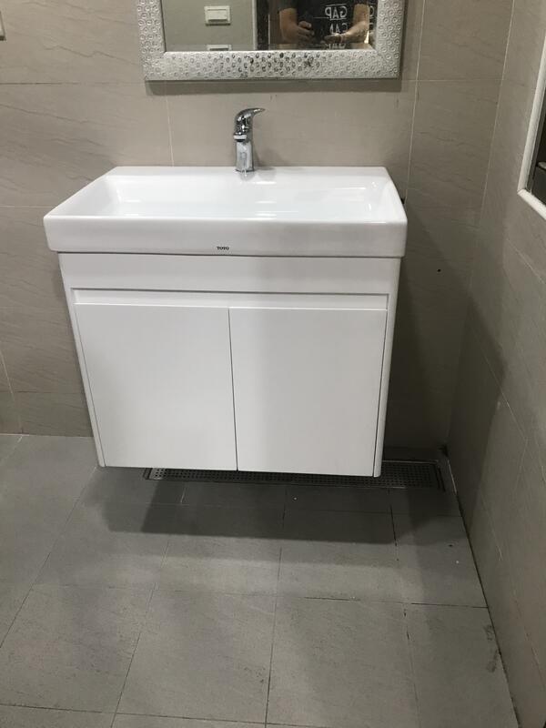TOTO優惠 臉盆 浴櫃組 LW1616CTW臉盆+專用防水浴櫃+TLS03301PC臉盆無鉛龍頭 | 露天市集 | 全台最大的網路購物市集