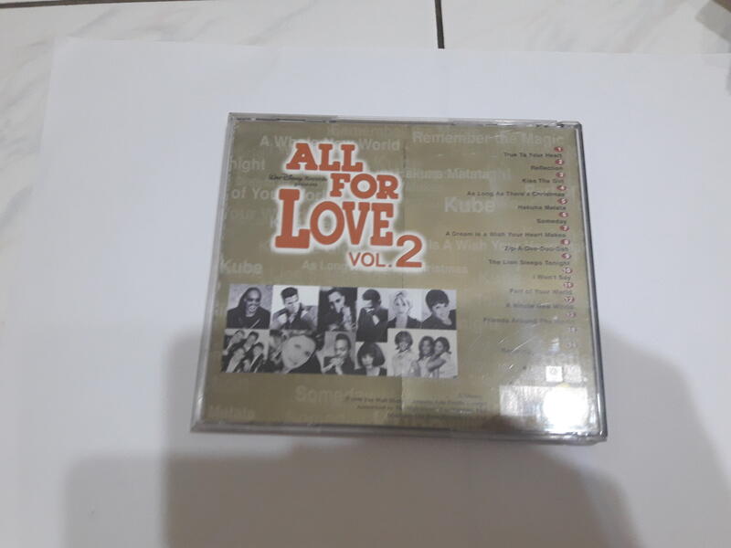 ALL FOR LOVE VOL.2 CD專輯 二手 A49 | 露天市集 | 全台最大的網路購物市集