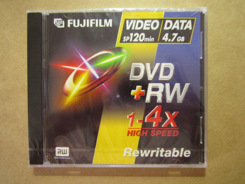 [全新][FUJIFILM][DVD可燒錄式光碟]DVD+RW 1-4x HIGH SPEED 直購價100 | 露天市集 | 全台最大的網路購物市集