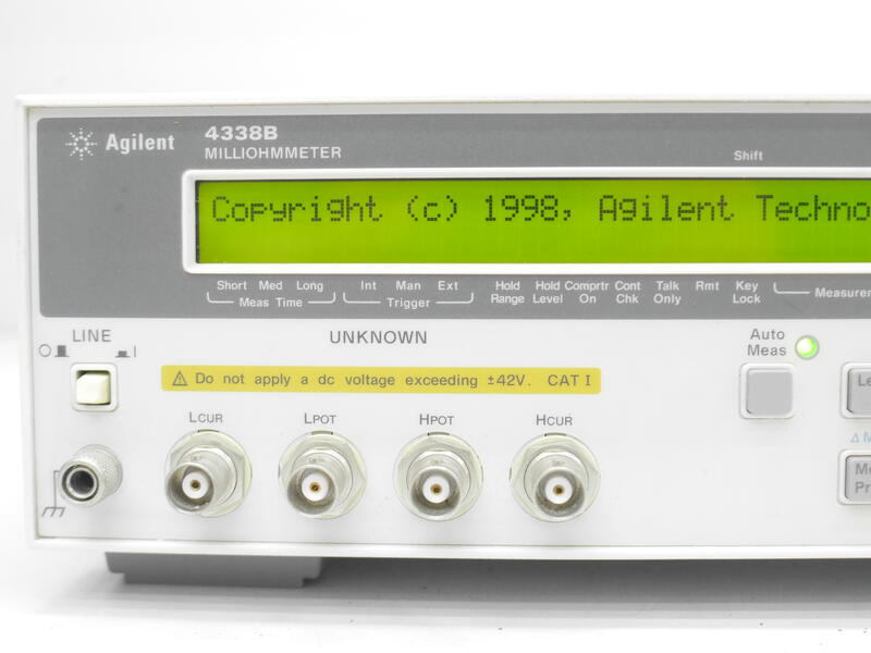 (HLFA-TMA) Agilent 安捷倫 4338B Milliohmeter 毫歐姆錶 微阻計 低電阻量測 | 露天市集 | 全台最大的 ...