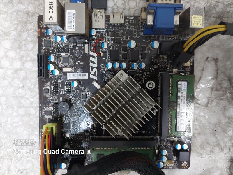 {實測圖片} 微星 J1900I主機/內建 Intel Celeron J1900 CPU/附擋板/Mini-ITX | 露天市集 | 全台最 ...
