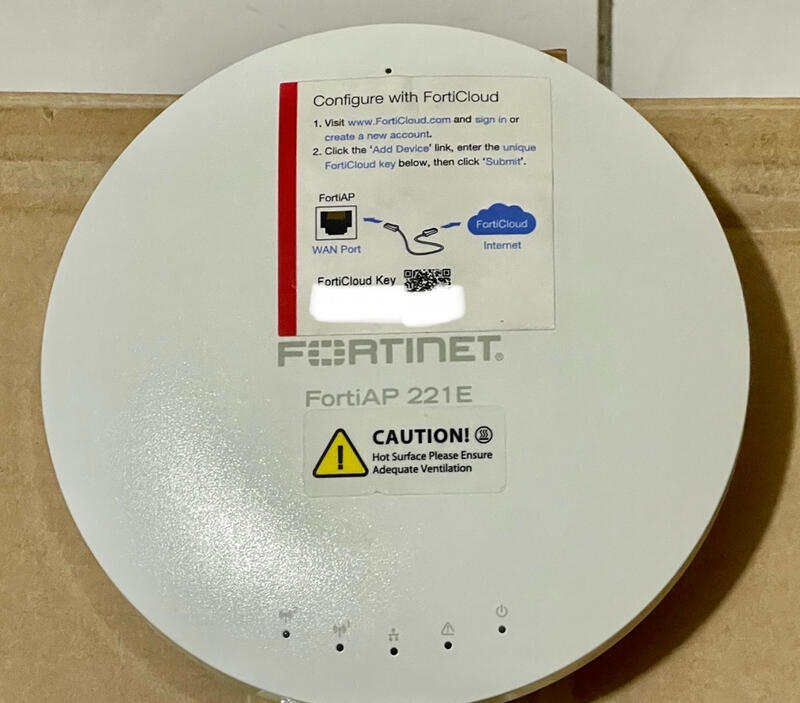 Fortinet Fortigate Fortiap FAP-221E WIFI 第一代 221E 非221E+ | 露天市集 | 全台最大的 ...