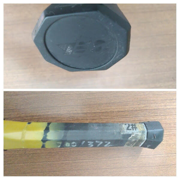 YES 大榔頭網球拍 二手(265g 110拍面 長69.5公分#2號握把) | 露天市集 | 全台最大的網路購物市集