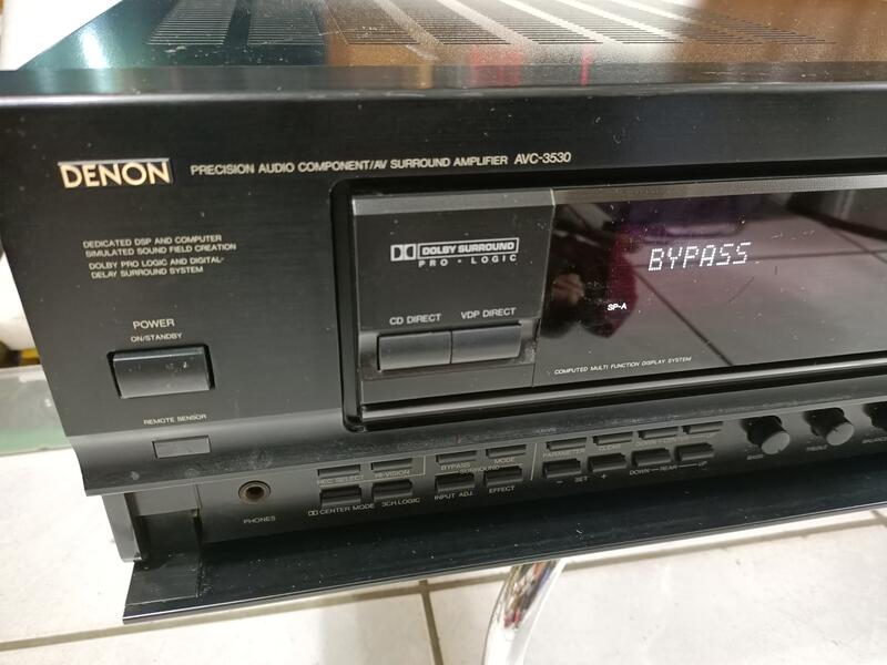 Denon天龍 AVC-3530 環繞擴大機，功能正常，品相極優如圖所示，遙控器需自備，虧售四千元。 | 露天市集 | 全台最大的網路購物市集