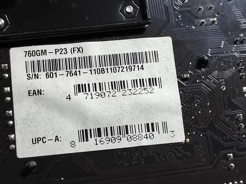 微星 MSI 760GM-P23 (FX) / MS-7641 AM3+主機板 支援8核 DDR3 良品 | 露天市集 | 全台最大的網路購物市集