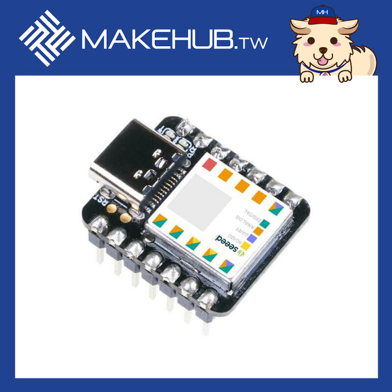 MakeHub.tw 附發票Seeeduino XIAO-Arduino-SAMD21 Cortex M0+焊/未焊針腳 | 露天市集 | 全台最大的網路購物市集