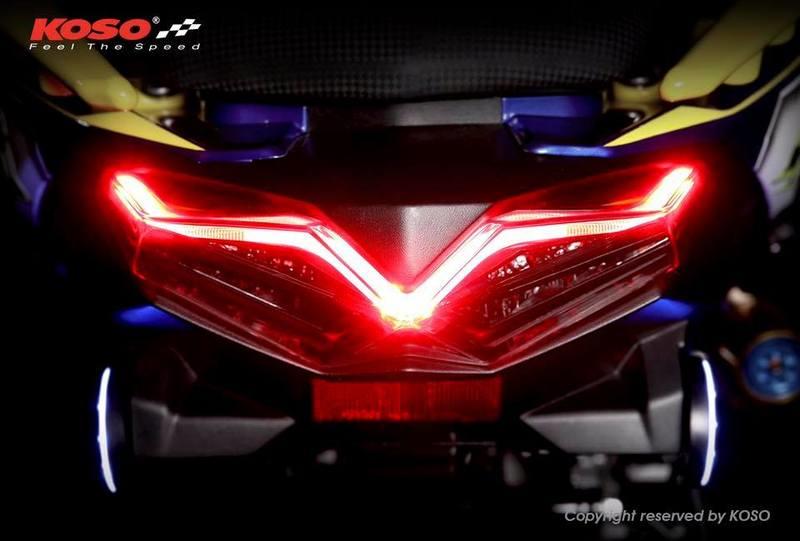 【LFM】FORCE 海鷗 後燈組 KOSO 隼 尾燈組 薰黑 導光 尾燈組 FORCE155 LED 尾燈 | 露天市集 | 全台最大的網路購物市集