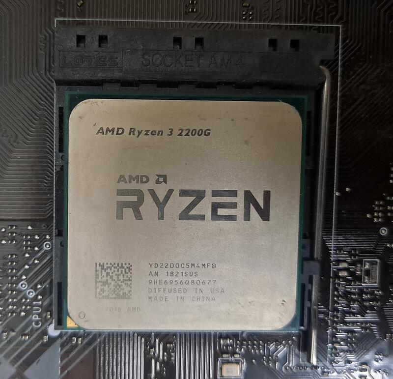 AMD Ryzen 3 2200G R3-2200G 購買此商品,需拿260元回收物來折抵 @自取保固3天! | 露天市集 | 全台最大的網路購物市集