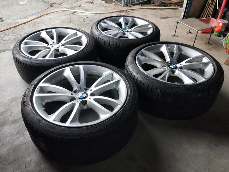 BMW F10 F11 F12 原廠366 19吋前後配鋁圈含胎..E90 F30 F10 F11 | 露天市集 | 全台最大的網路購物市集