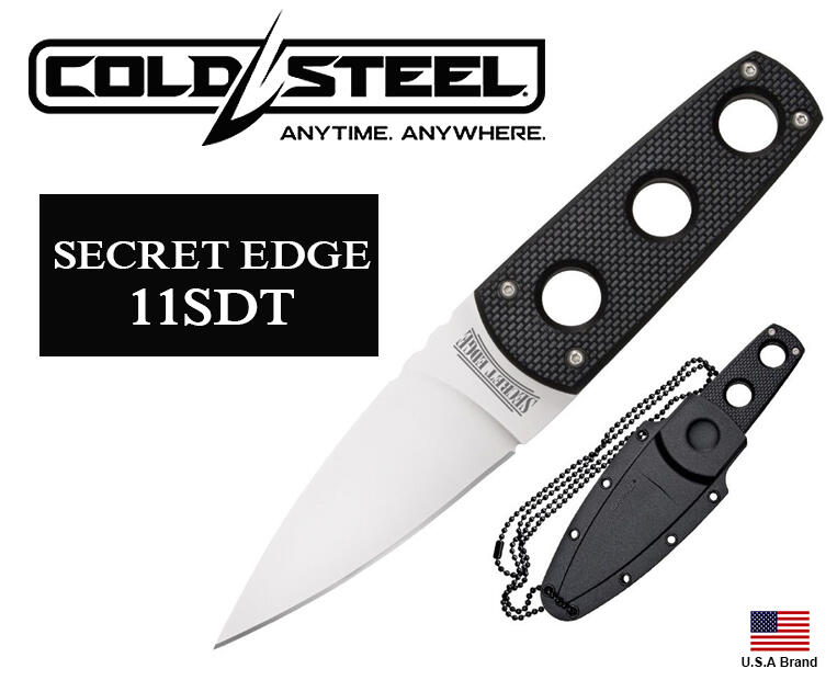 美國Cold Steel冷鋼SECRET EDGE小直刀AUS8A鋼刀刃Griv握柄附刀鞘【CS11SDT】 | 露天市集 | 全台最大的網路購物市集