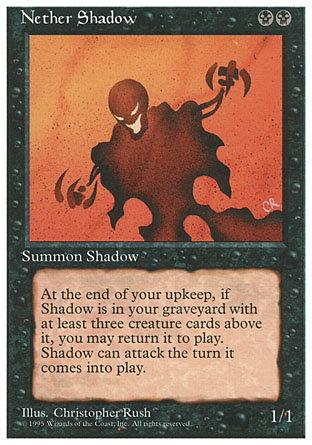 [格得寶窟]MTG_第四版_R卡_陰間影子_Nether Shadow_英 | 露天市集 | 全台最大的網路購物市集
