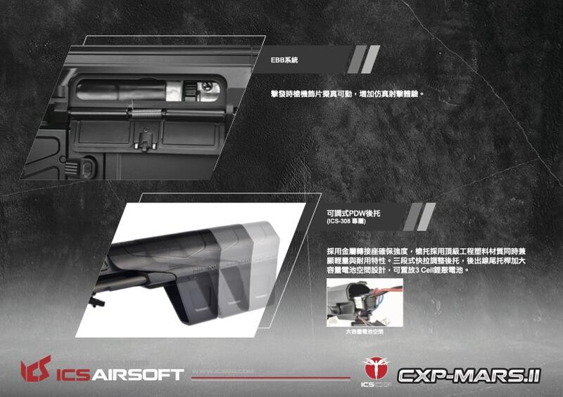 【YMS】ICS CXP-MARS.II二代【KOMODO JUNIOR版】EBB S3電動槍 ICS-308 | 露天市集 | 全台最大的 ...