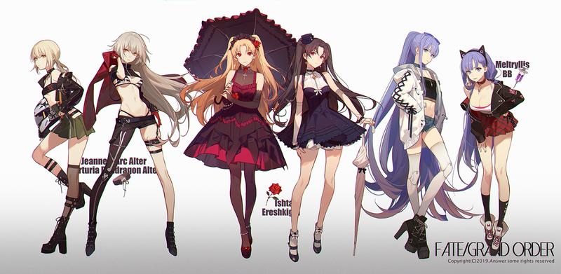 【代購 】ASK FGO Fate 月球同人周邊 私服 壓克力立牌 BB莉莉絲黑貞SABER女神凜艾蕾伊什 | 露天市集 | 全台最大的網路購物市集