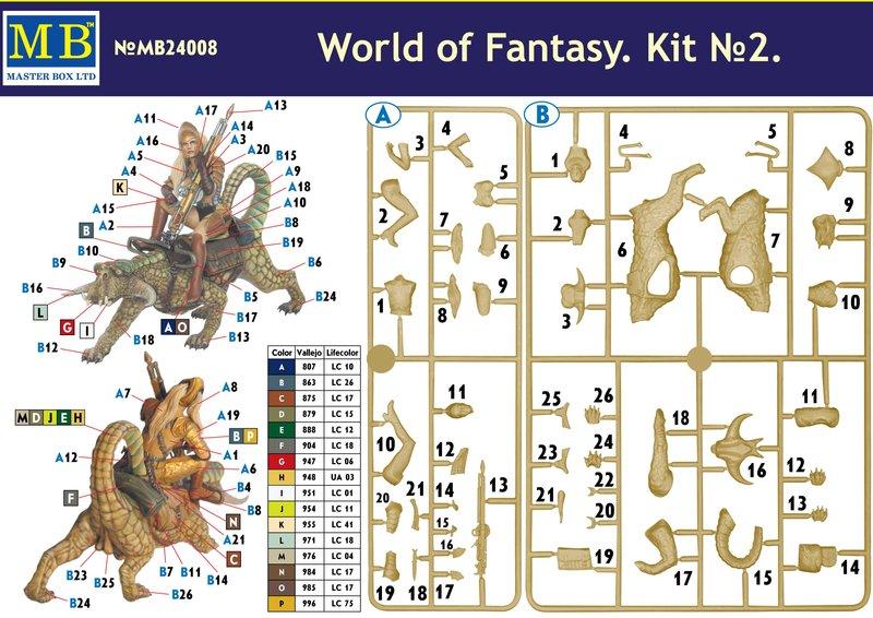 Master Box (MB) 1/24 24008 Graggeron & Halseya No.2 (奇幻系列) | 露天市集 | 全台最 ...