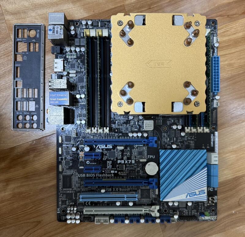 二手 華碩 ASUS P9 X79 主機板 I7 3930K DDR3 16GB | 露天市集 | 全台最大的網路購物市集