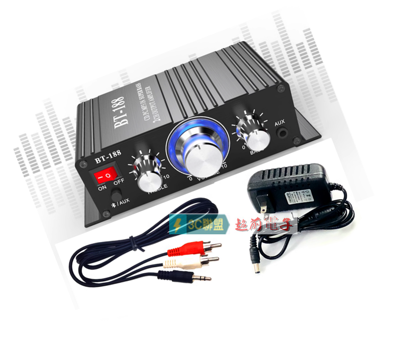 LEPY BT-188 D類數字藍牙5.0擴大機 30W + 30W 高低音調節 附電源 到手即用開機無沖擊 | 露天市集 | 全台最大的網路購物市集