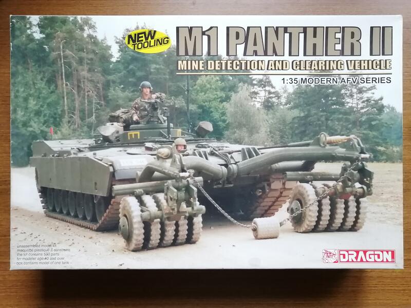 DRAGON 1/35 3534 M1 PANTHER 2 MINE DETECTION CLEARING VEHICL | 露天市集 | 全 ...