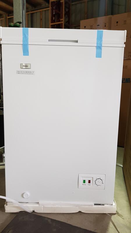 詢問特價,北中南送貨+保固Haier海爾100L上掀式冷凍櫃HCF102S/1尺8冰母奶/水餃冷凍食品/冷凍庫/冷凍冰箱 | 露天市集 | 全台最大的網路購物市集