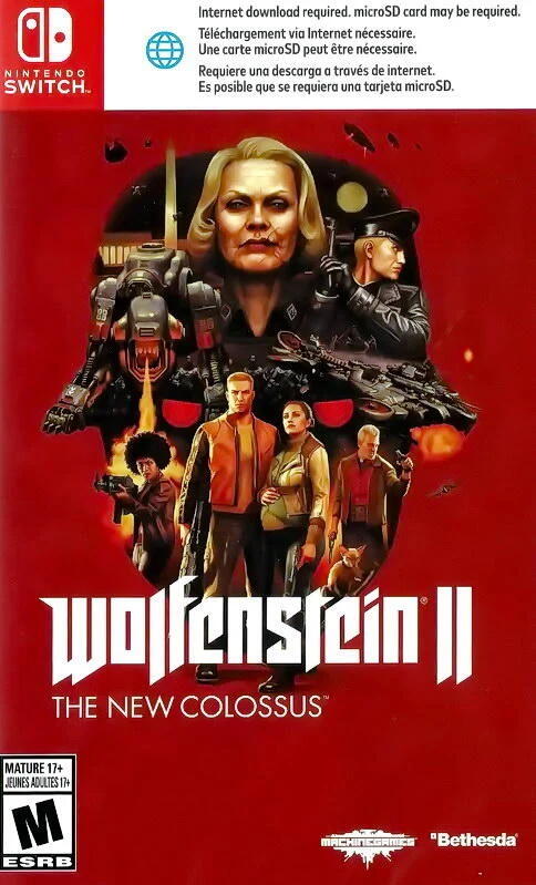 【全新未拆】任天堂 SWITCH NS 德軍總部2 新巨像 WOLFENSTEIN II 中文版【台中恐龍電玩】 | 露天市集 | 全台最大的網路購物市集