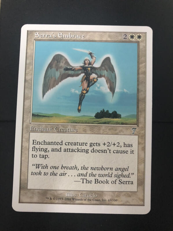 魔法部屋MTG單卡售7ED 第七版 U 撒拉之擁 Serra's Embrace【英文NM】 | 露天市集 | 全台最大的網路購物市集