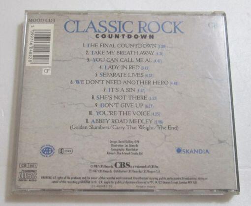 CLASSIC ROCK COUNTDOWN CD (CBS1987,MADE IN AUSTRIA) | 露天市集 | 全台最大的網路購物市集