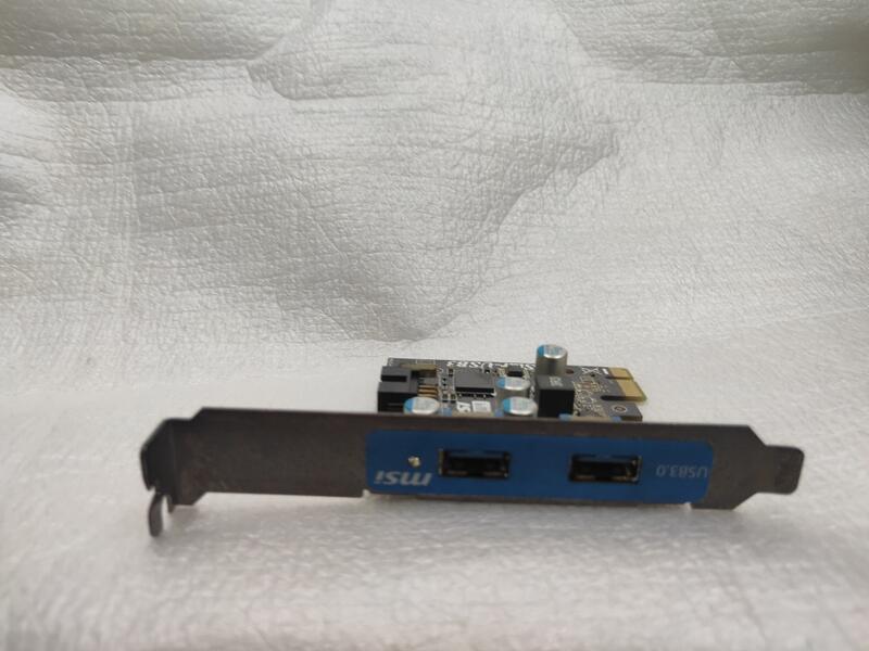 【電腦零件補給站】MSI Star-USB3 2-Port PCI-e x1擴充卡 | 露天市集 | 全台最大的網路購物市集