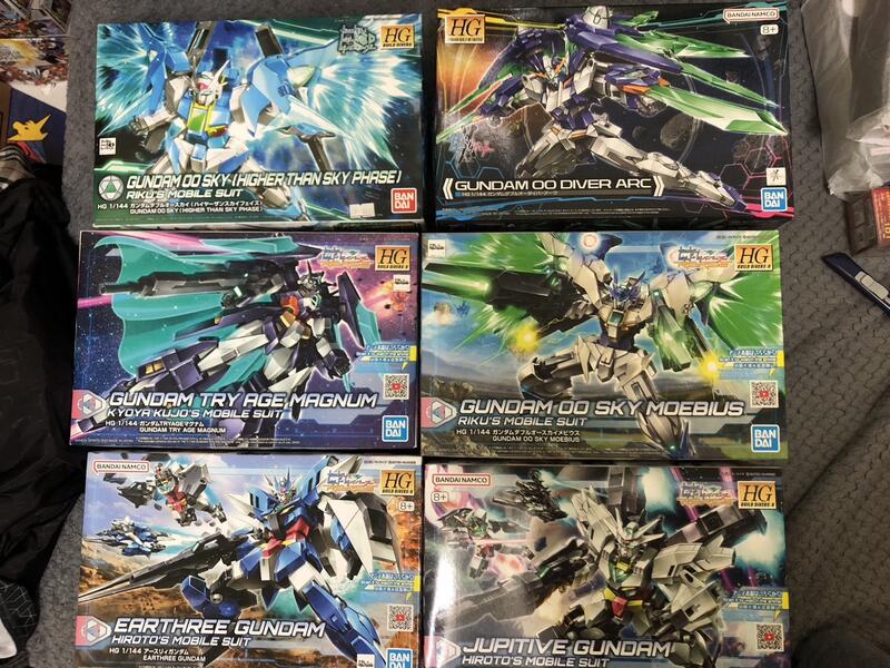 HGBD HGBF 鋼彈創鬥者 天翔00鋼彈 破空 try age 弧光潛網 無限環式 地球3式 木星5式 非 黑暗物質 | 露天市集 | 全台最大的網路購物市集