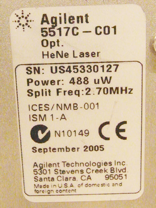 Agilent 5517D 5517DC30 5517C-C01 4022.456.48221 488.17151 | 露天市集 | 全台最大 ...