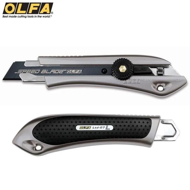 日本進口 OLFA CUTTER極致系列 旋鈕式固定大型美工刀(LTD-L-LFB同LTD-07)銀色刀身 | 露天市集 | 全台最大的網路購物市集