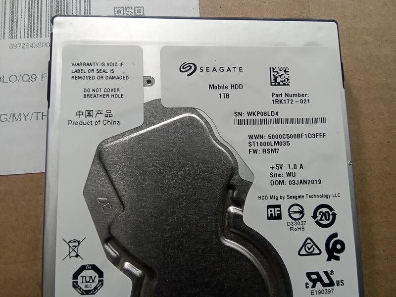 Seagate ST1000LM035 1000.2GB 1T 2.5吋硬 碟 | 露天市集 | 全台最大的網路購物市集